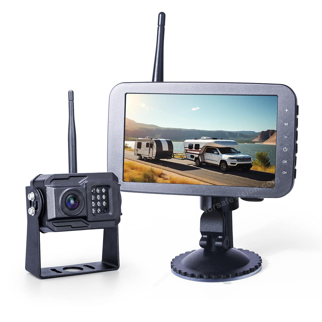 Wireless Backup Camera System | 5" Quad View Display