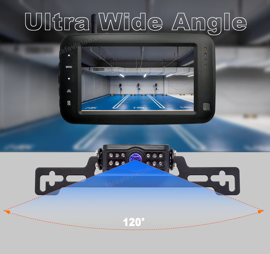 Wireless License Plate Backup Camera