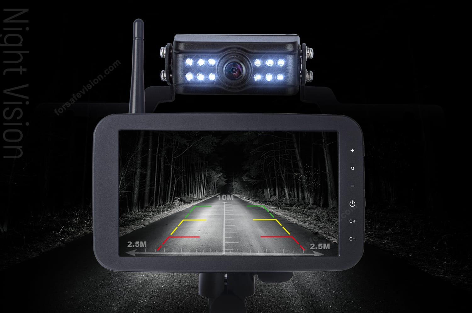Wireless License Plate Backup Camera