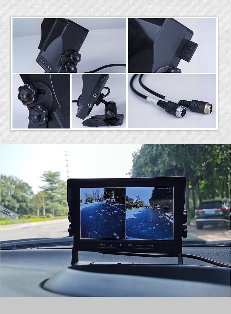 Vehicle monitoring system, Support 4 CH AHD1080P Camera
