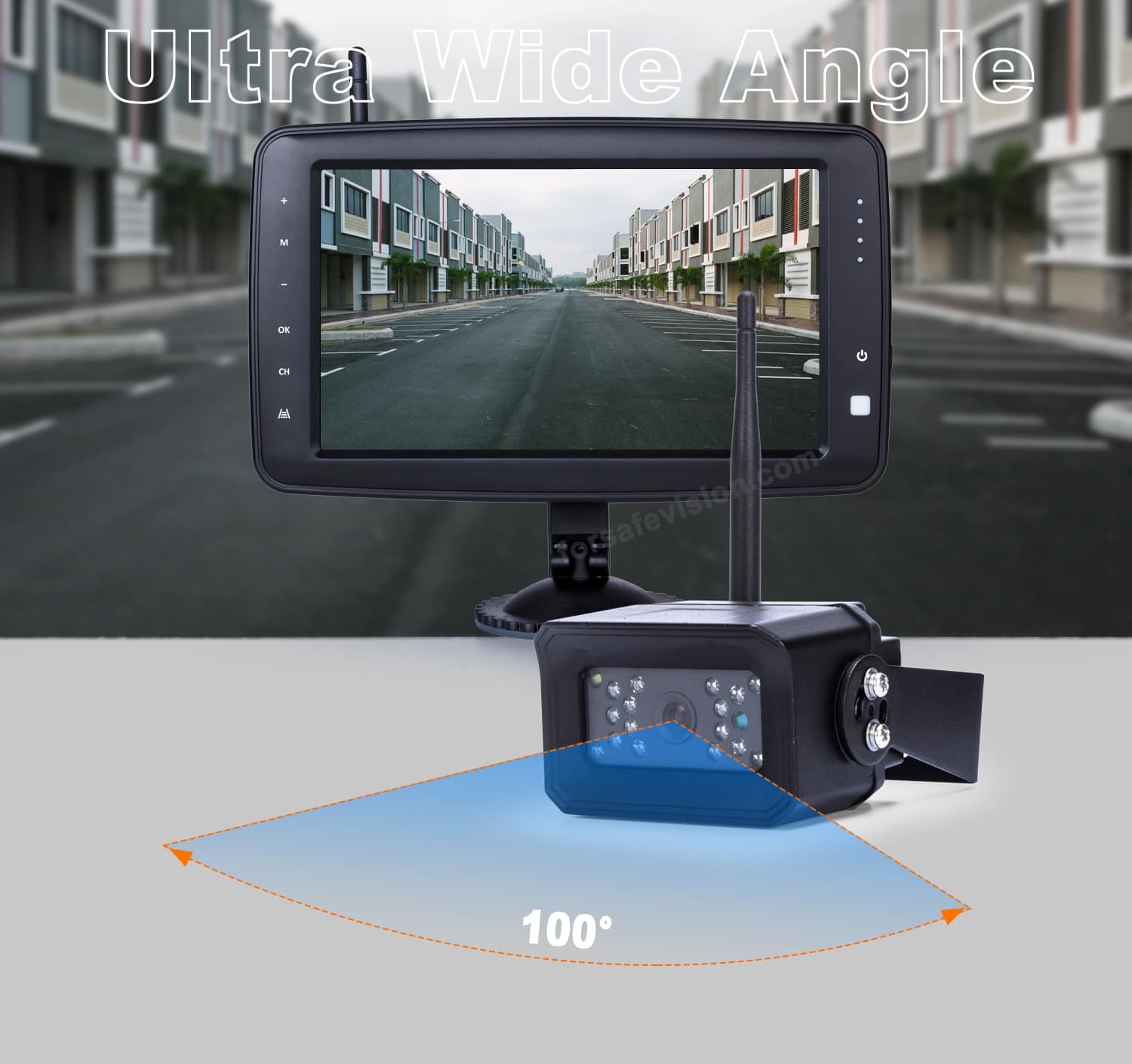 Wireless Rear view Camera | Waterproof IP69K with IR-CUT
